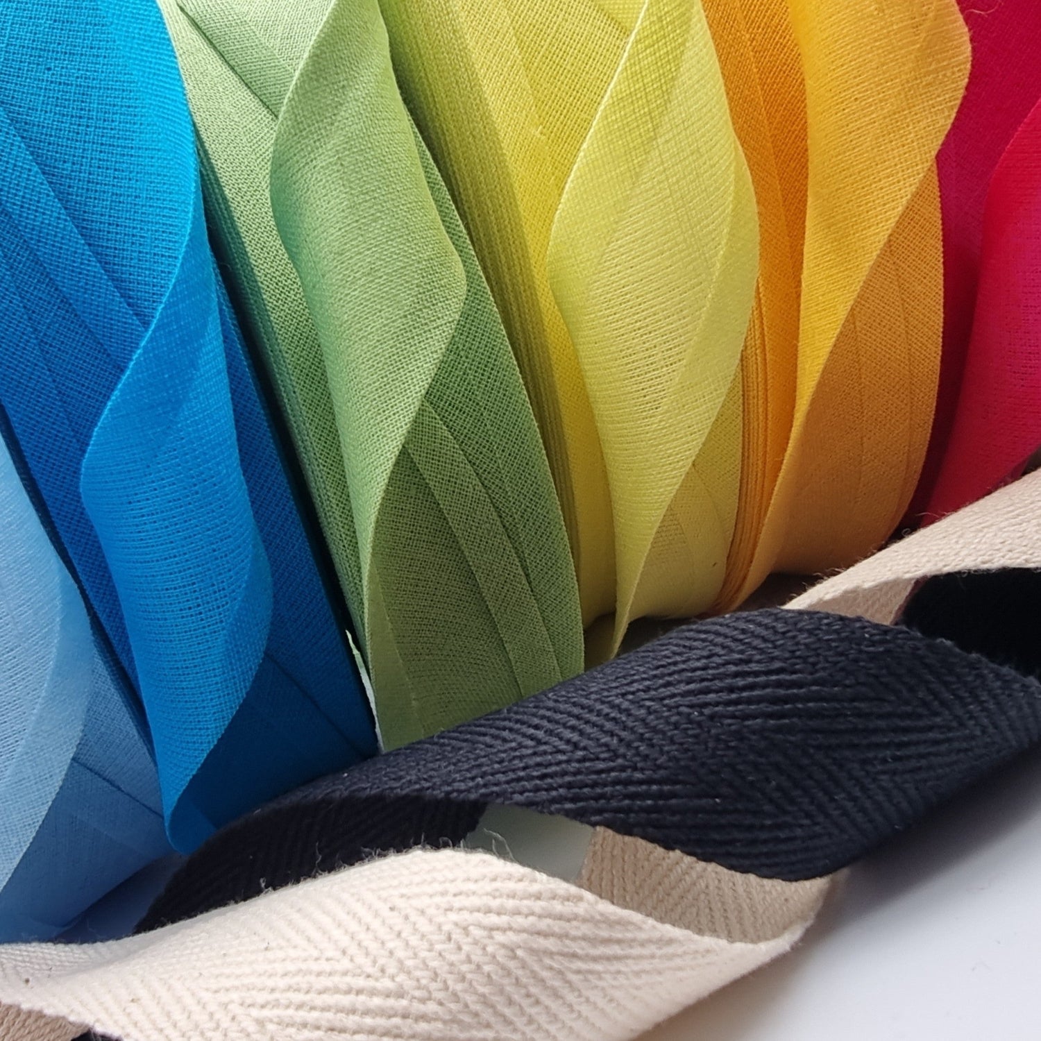 Bias Binding, Webbing and Twill Tapes – Tailor Mouse Ltd