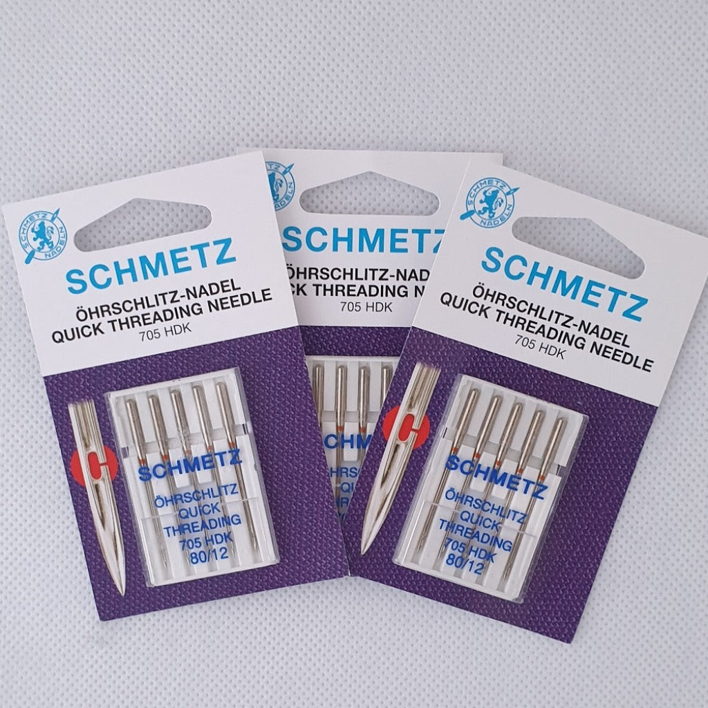 Schmetz Quick Threading Sewing Machine Needles – Tailor Mouse Ltd